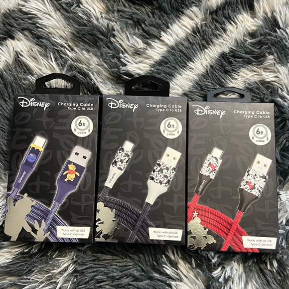 Disney | Cell Phones & Accessories | Disney New Charging Cables C To ...